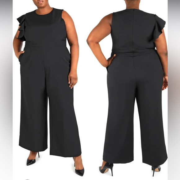 julia jordan | Pants & Jumpsuits | Julia Jordan Plus Size Ruffle ...